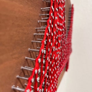 24x12 Golden Gate Bridge String Art San Francisco Nail and Thread Wall ...