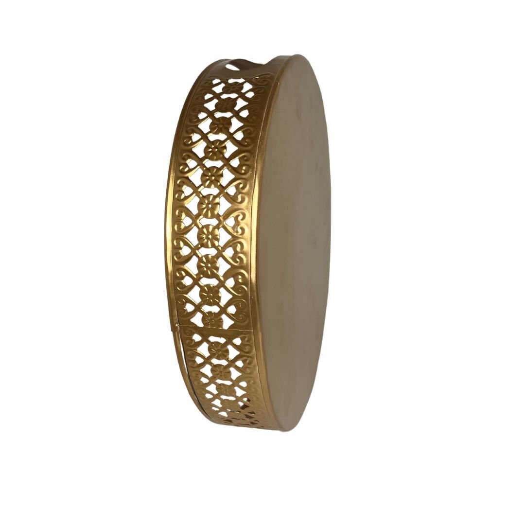 Set of 2 Pichwai Cow Metal Trays Nandi Cow Design Round Trays for Home ...