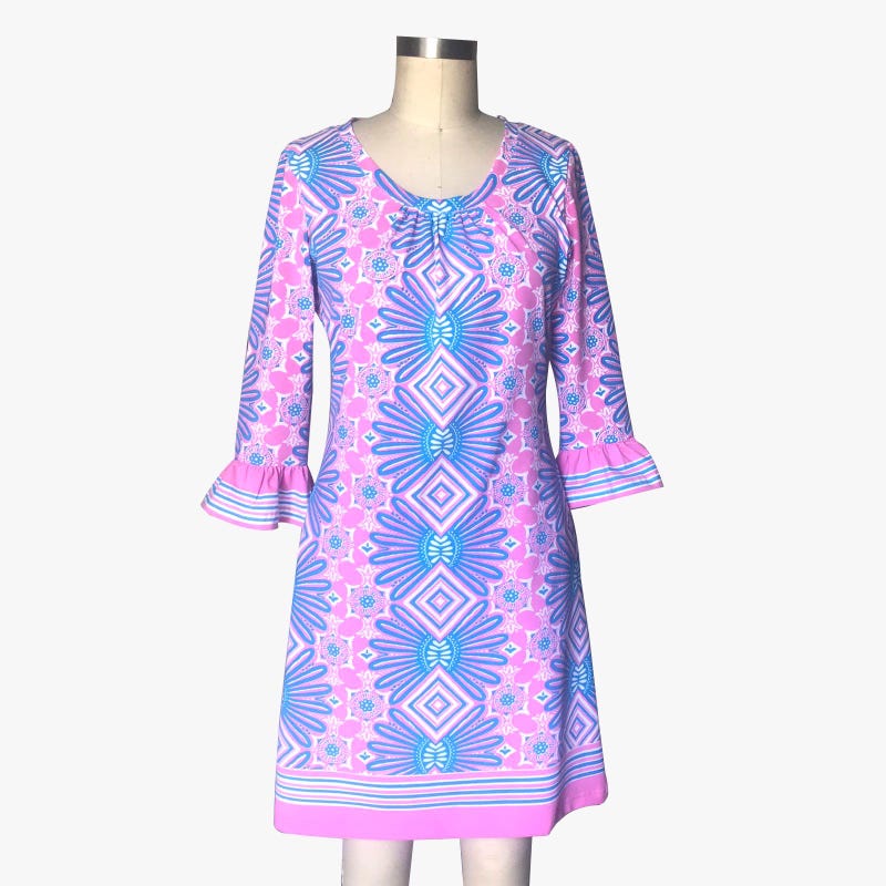 Screen Print Dress - Etsy