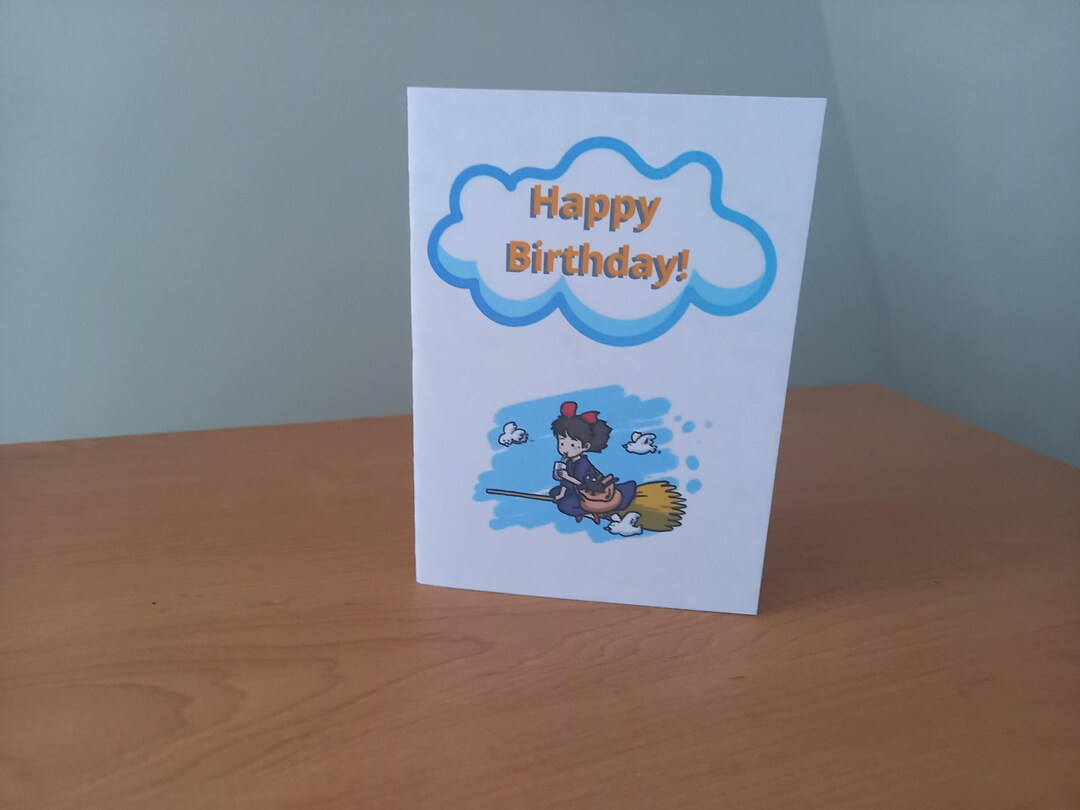 Anime Birthday Cards. Perfect for Anime Lovers! Kiki’s Delivery Service ...