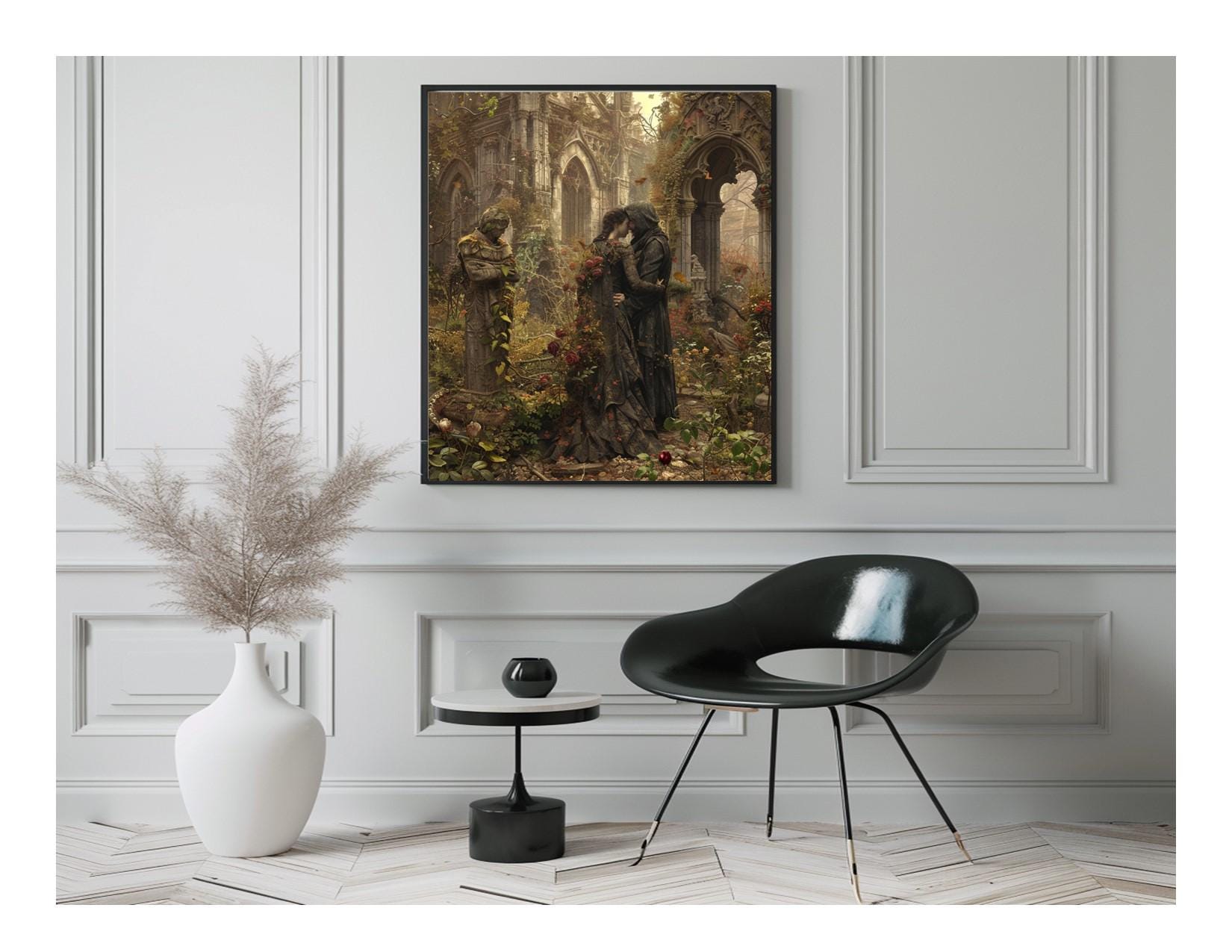 Forbidden Garden V3 - Digital Print Vintage Dark Art - Etsy