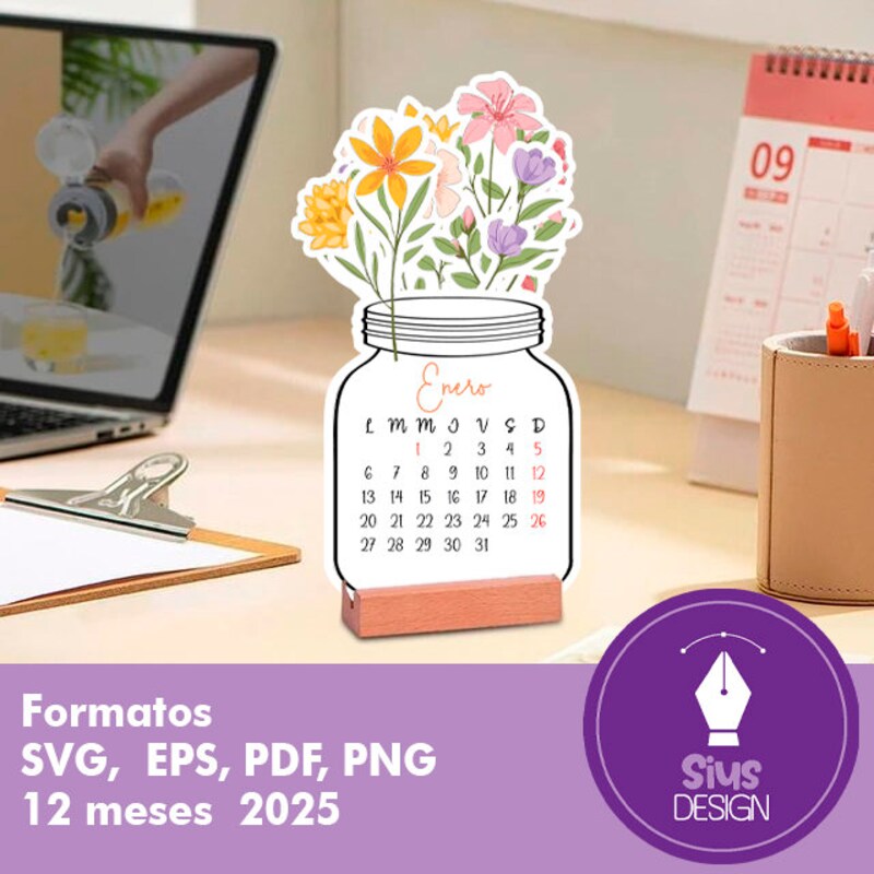 Flower Calendar - Etsy