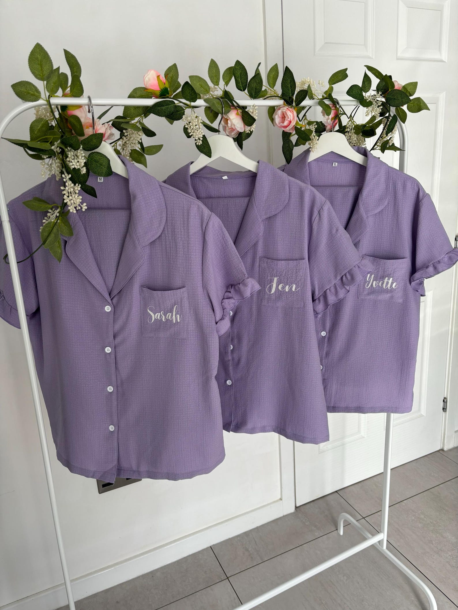 Personalised Bride Pyjamas, Bridal Wedding Party Pyjama, Bride to Be ...