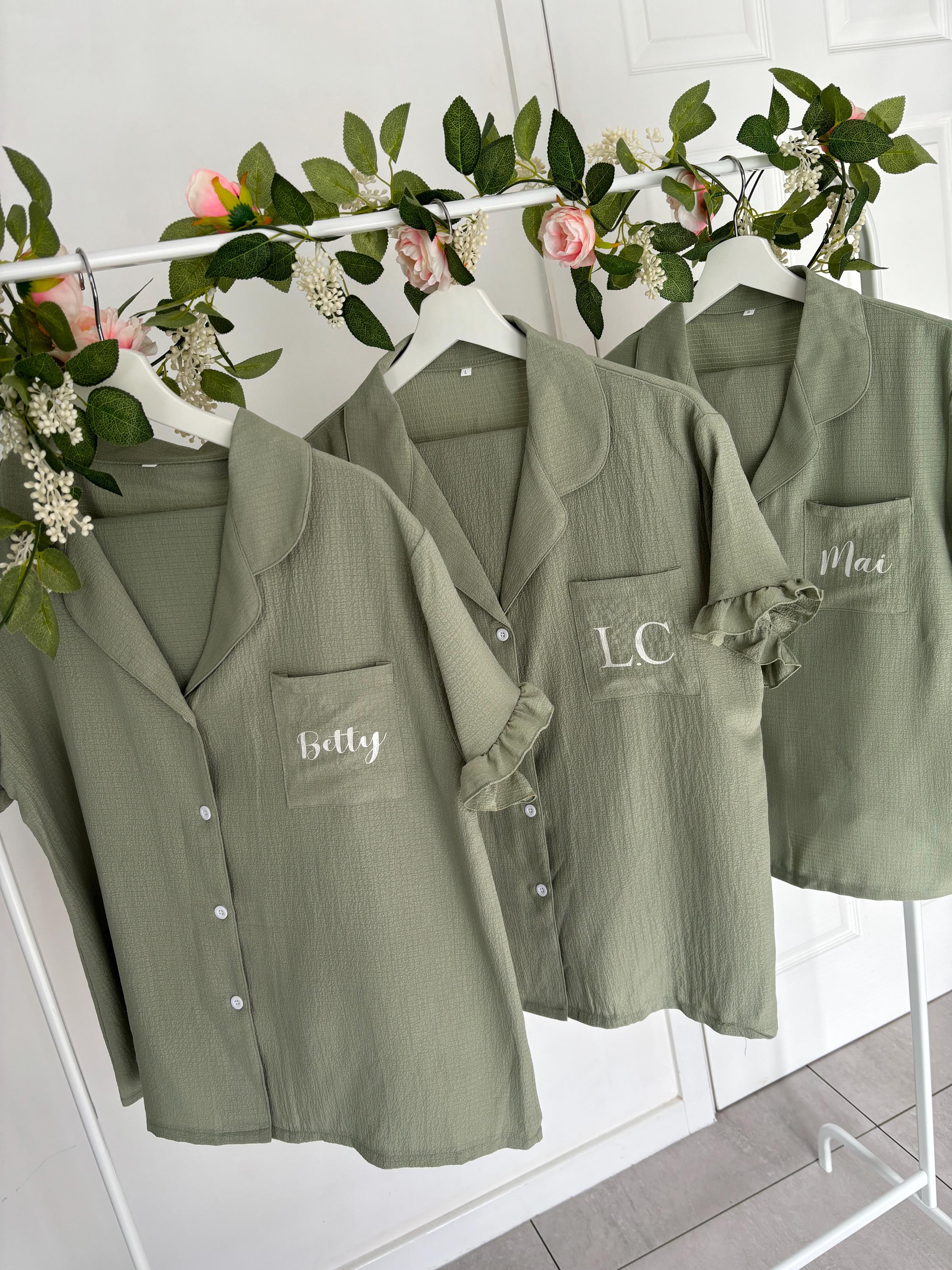 Personalised Bride Pyjamas, Bridal Wedding Party Pyjama, Bride to Be ...