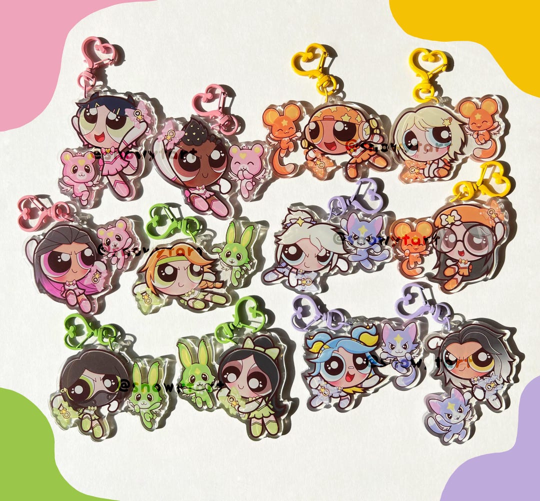 Valorant Evori Dreamwings X Powerpuff Girls 3 Inch Epoxy Acrylic ...