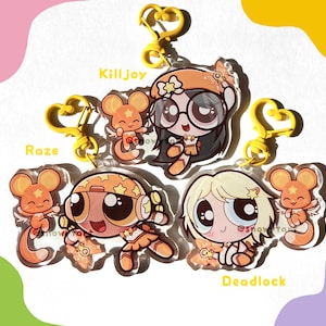 Valorant Evori Dreamwings X Powerpuff Girls 3 Inch Epoxy Acrylic ...