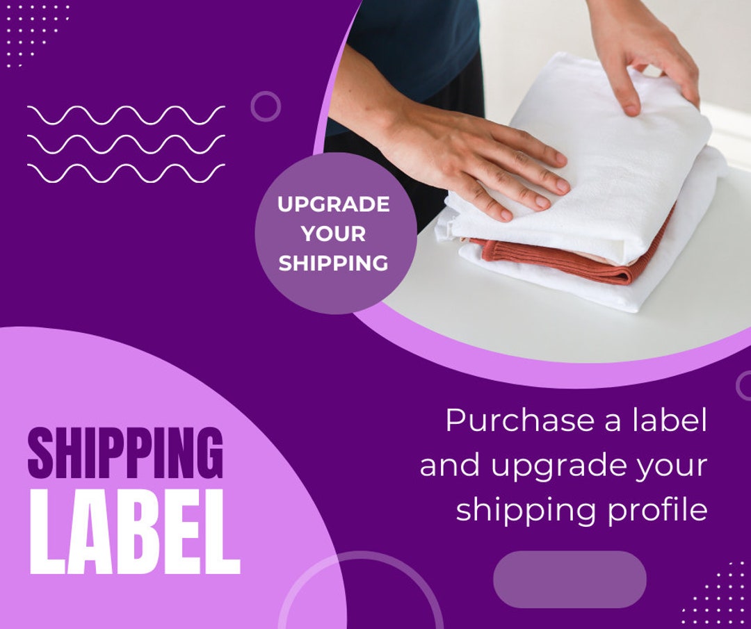 Exchange Shipping Label, Upgrade Shipping Profile - Etsy