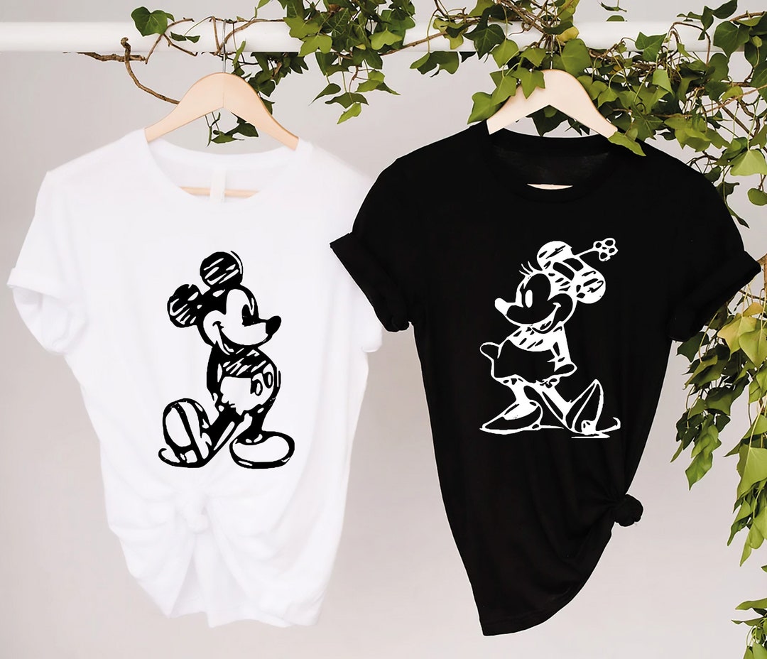 Disney Mickey and Minnie Couple Shirts, Classic Mickey Pose Shirt, Disneyland Honeymoon Shirt ...
