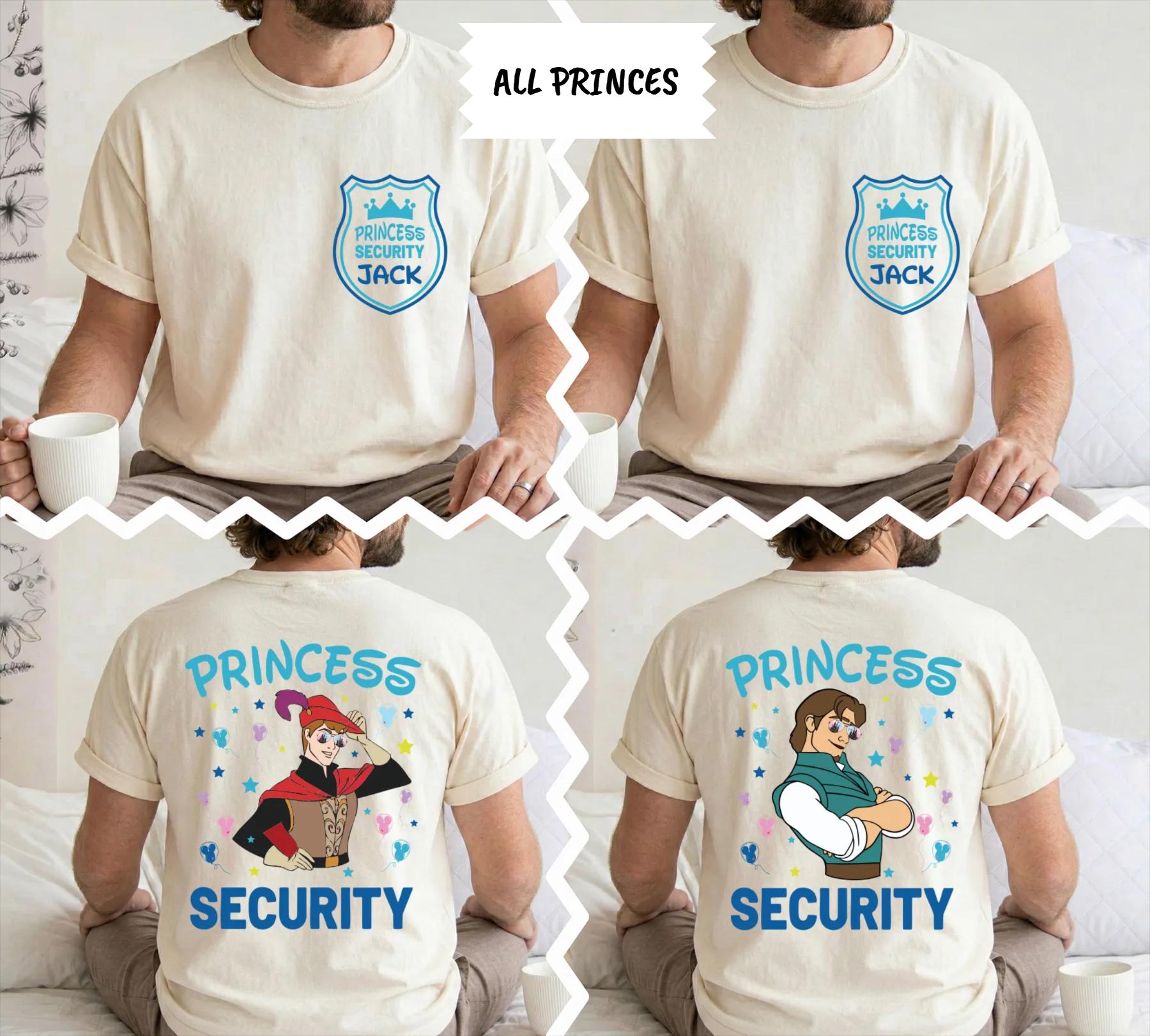 Disney Princess Security Shirt, Custom Princes Tee, Prince Naveen ...