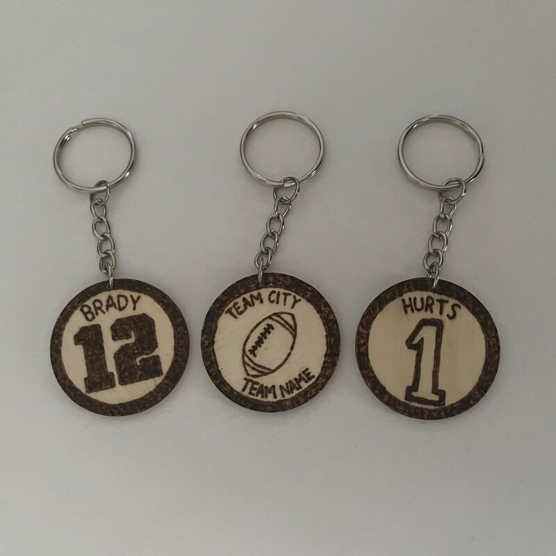 Wood Burned Keychain - Etsy