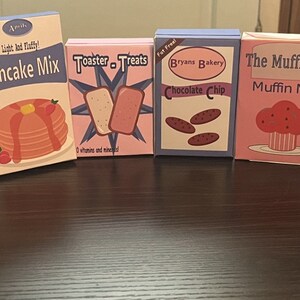 Pretend Play Food Packaging Templates - Etsy
