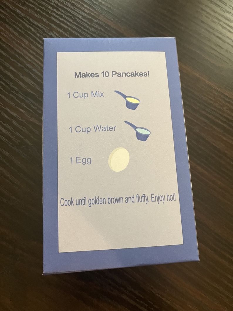 Pretend Play Food Packaging Templates - Etsy