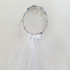 24 First Communion Veil, Custom Lengths, First Communion Veil, Simple ...