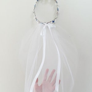 24 First Communion Veil, Custom Lengths, First Communion Veil, Simple ...
