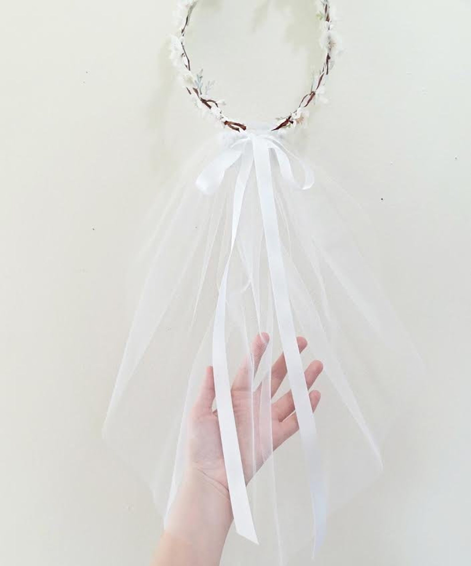 20 First Communion Veil Custom Length Simple First - Etsy