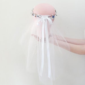 24 First Communion Veil, Custom Lengths, First Communion Veil, Simple ...