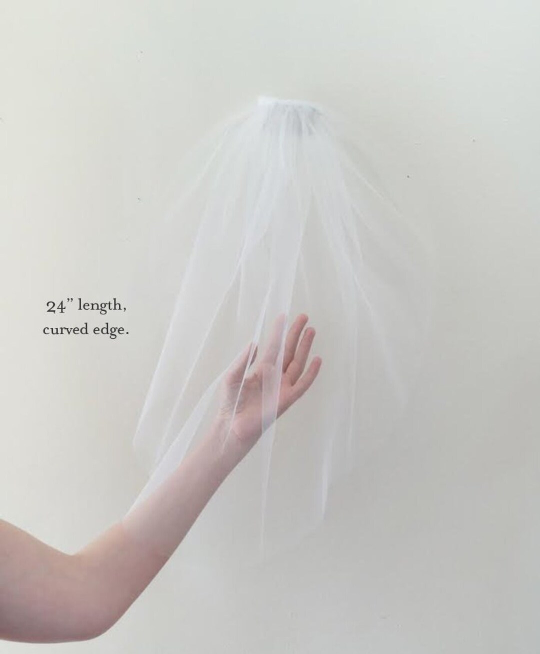 24 First Communion Veil, Custom Lengths, First Communion Veil, Simple ...