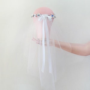 24 First Communion Veil, Custom Lengths, First Communion Veil, Simple ...