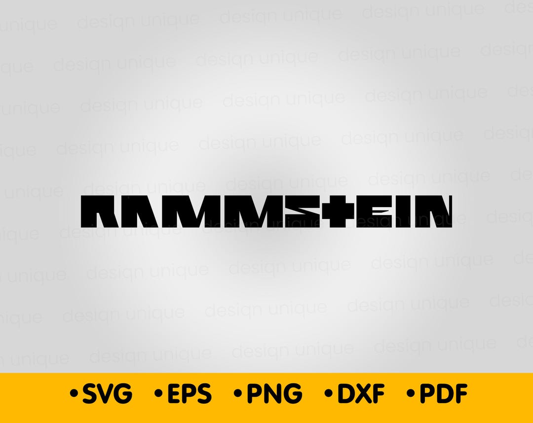 Rammstein SVG, Rammstein Logo, Rammstein Cut File, Rammstein Cricut ...