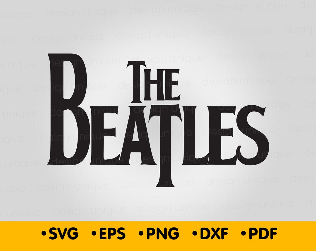 The Beatles SVG, the Beatles Logo, the Beatles Cut File, the Beatles ...