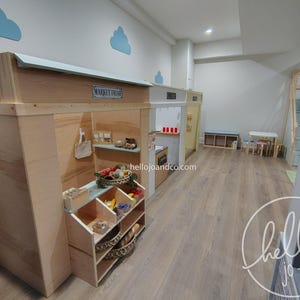 Tiny Town Playroom for Children Thoughtfully Curated Wooden Village ...