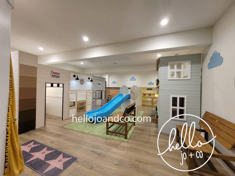 Tiny Town Playroom for Children Thoughtfully Curated Wooden Village ...