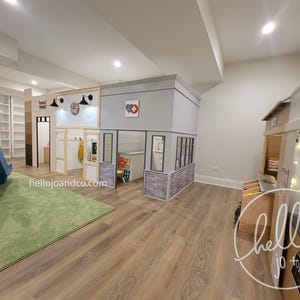 Tiny Town Playroom for Children Thoughtfully Curated Wooden Village ...