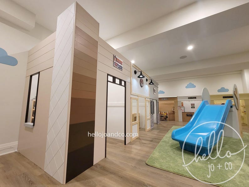 Tiny Town Playroom for Children Thoughtfully Curated Wooden Village ...