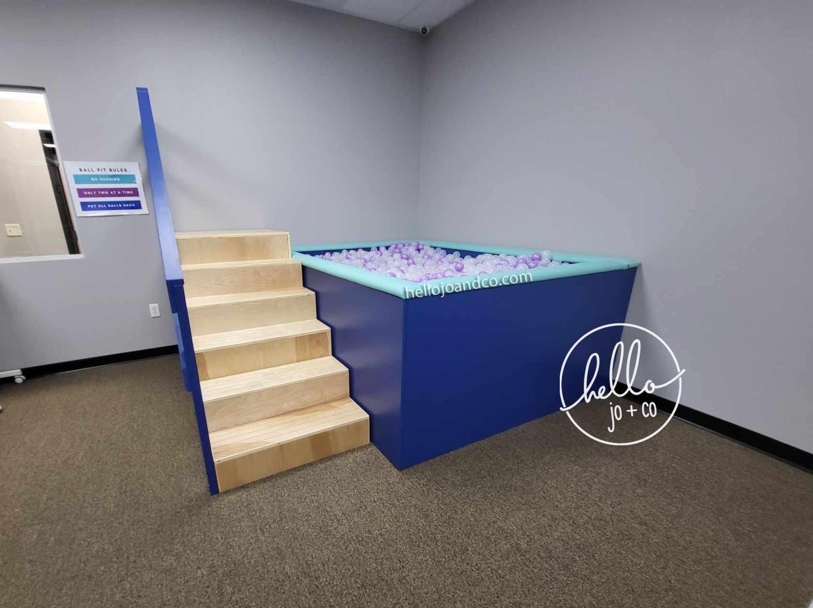 Pediatric Therapy Gym Ball Pit Platform Stairs - Etsy