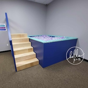 Pediatric Therapy Gym Ball Pit Platform Stairs - Etsy