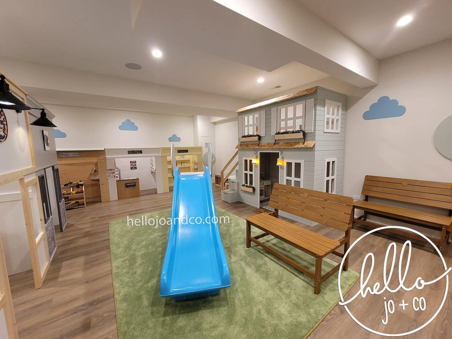 Tiny Town Playroom for Children Thoughtfully Curated Wooden Village ...