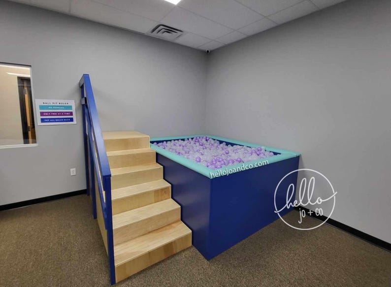 Pediatric Therapy Gym Ball Pit Platform Stairs - Etsy