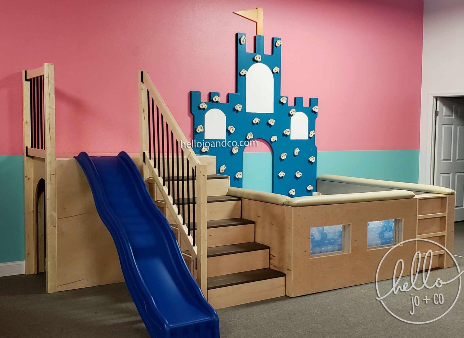 Pediatric Therapy Gym Ball Pit Platform Stairs - Etsy