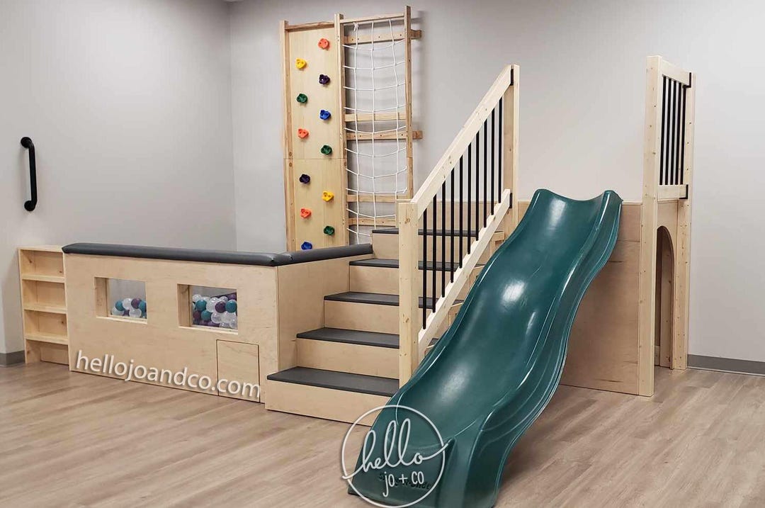 Pediatric Therapy Gym Ball Pit Platform Stairs - Etsy