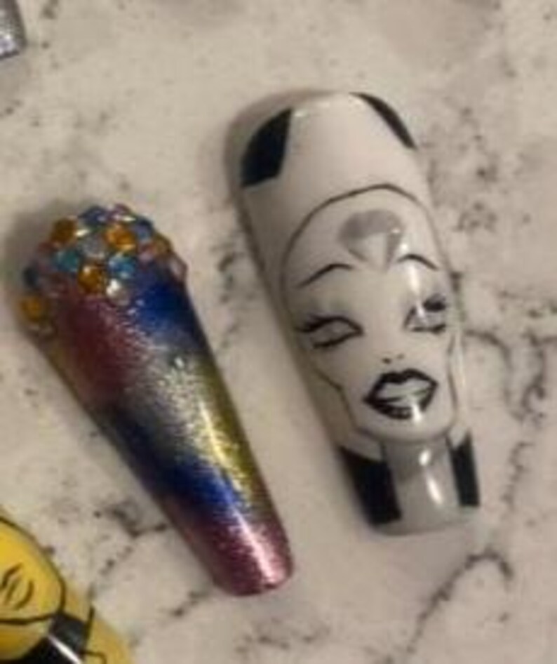 Steven Universe Custom Painted Nail Set - Etsy