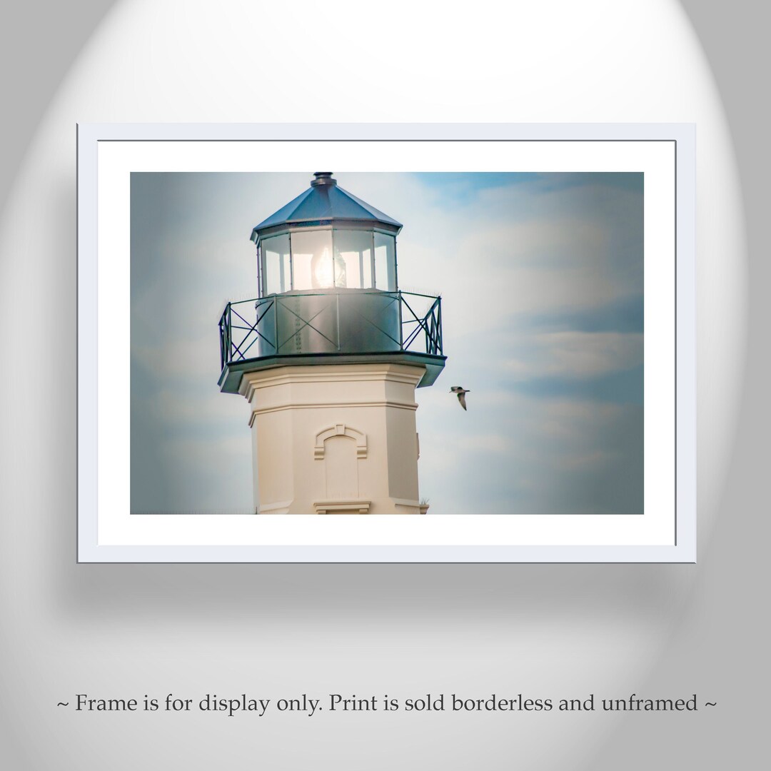 Block Island Art Print With North Lighthouse - Etsy