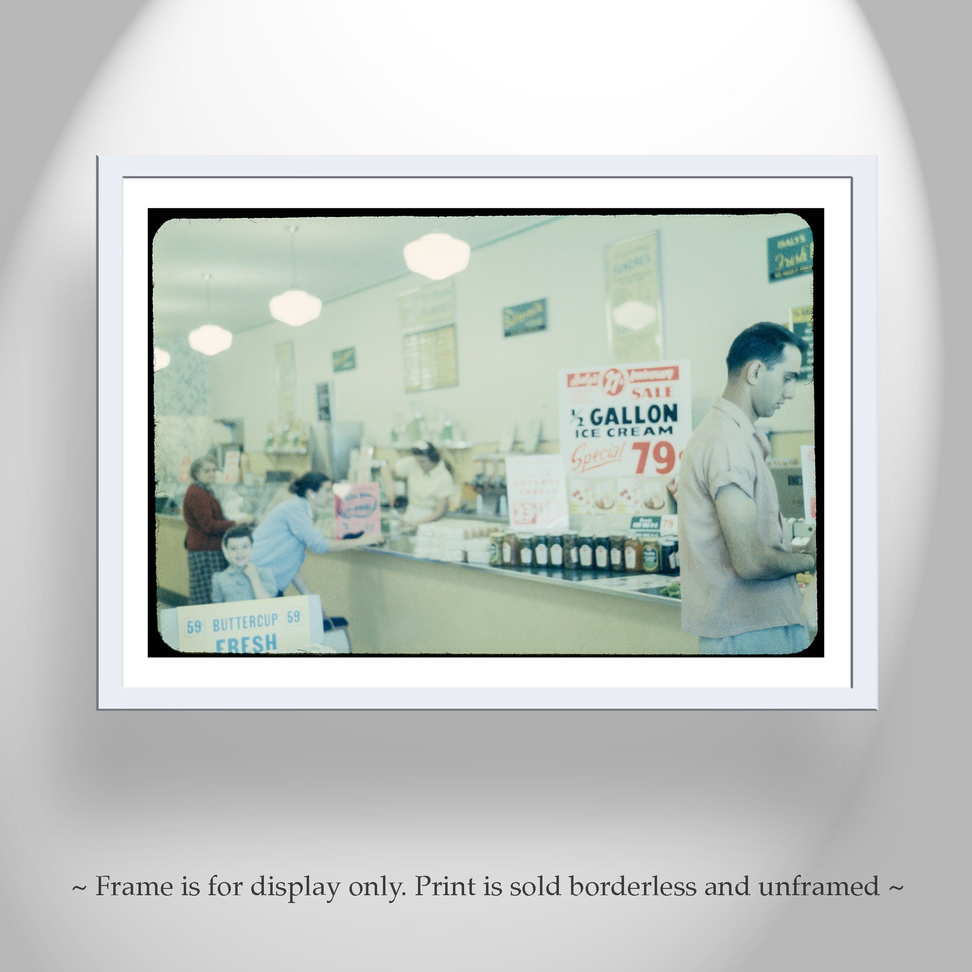 Vintage Drug Store Soda Fountain Photograph in Pittsburgh Pennsylvania ...