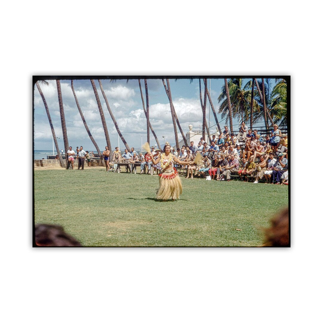 Vintage Hawaii Hula Dancers Photograph - Authentic Island Decor - Etsy