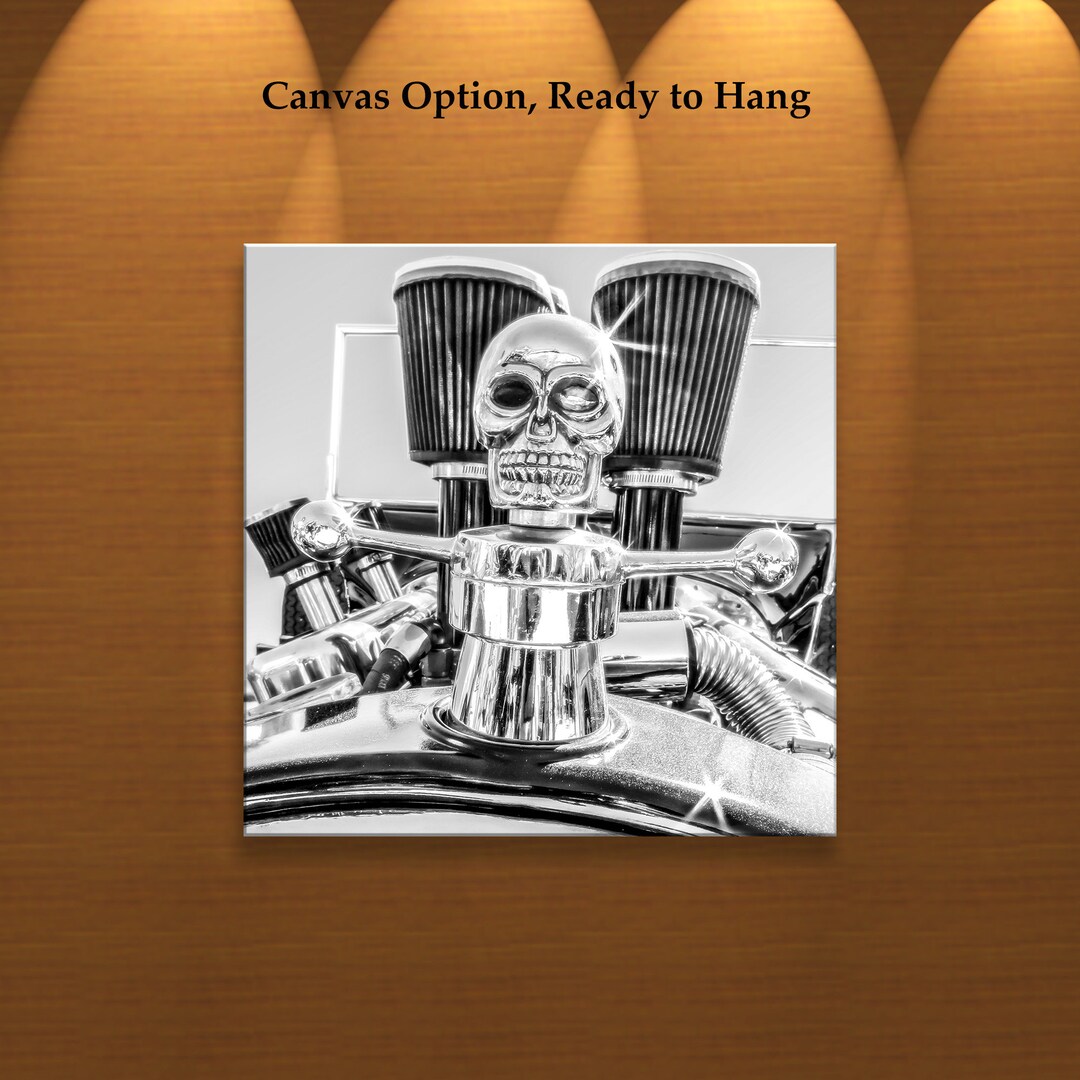 Ford Model T Hot Rod Art Print in Square Format Black and White ...