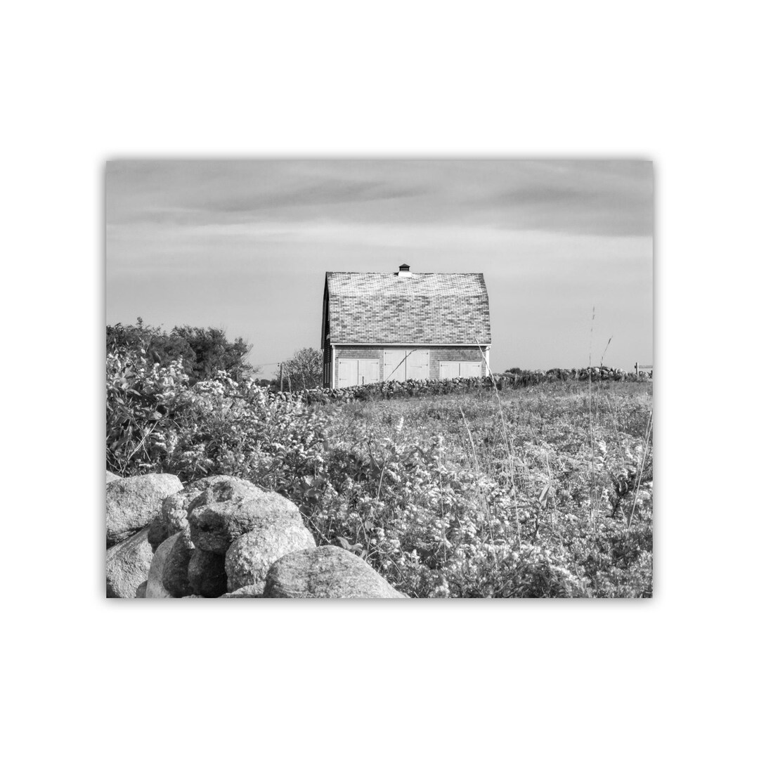 Block Island Barn Photograph: Rhode Island Farm Wall Decor - Etsy