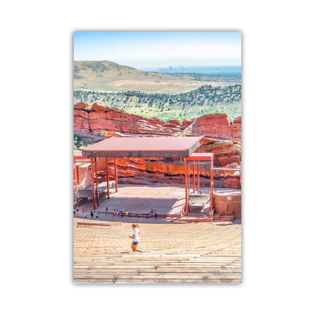 Red Rocks Amphitheater Art Print in Denver Colorado - Etsy