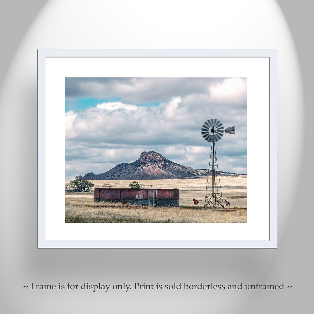 Western Horse Ranch Picture as Fine Art Landscape Print for Home - Etsy