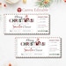 Santa Ticket Printable, Santa's Grotto Ticket Template, Surprise Santa ...