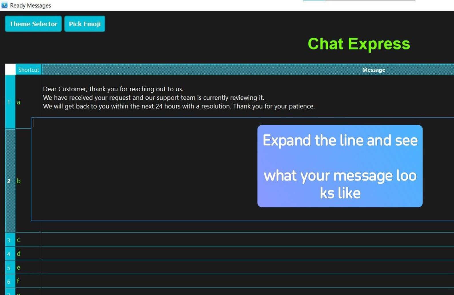 Quick Message Templates, Message Template Creator, Fast Response ...