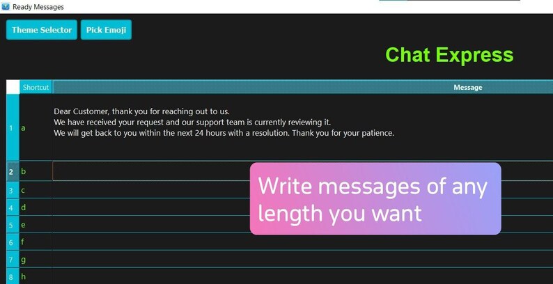 Quick Message Templates, Message Template Creator, Fast Response ...