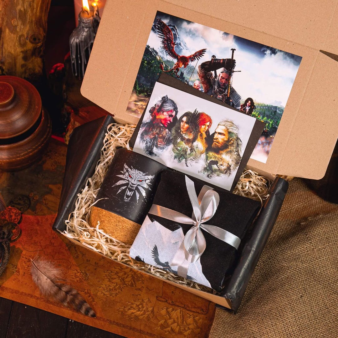 Witcher Themed Gift Box, Witcher Cosplay Set, Witcher Gamer Mystery Box ...