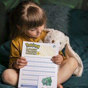 Engaging Pokemon Alphabet Tracing Printable - Educational Worksheet ...