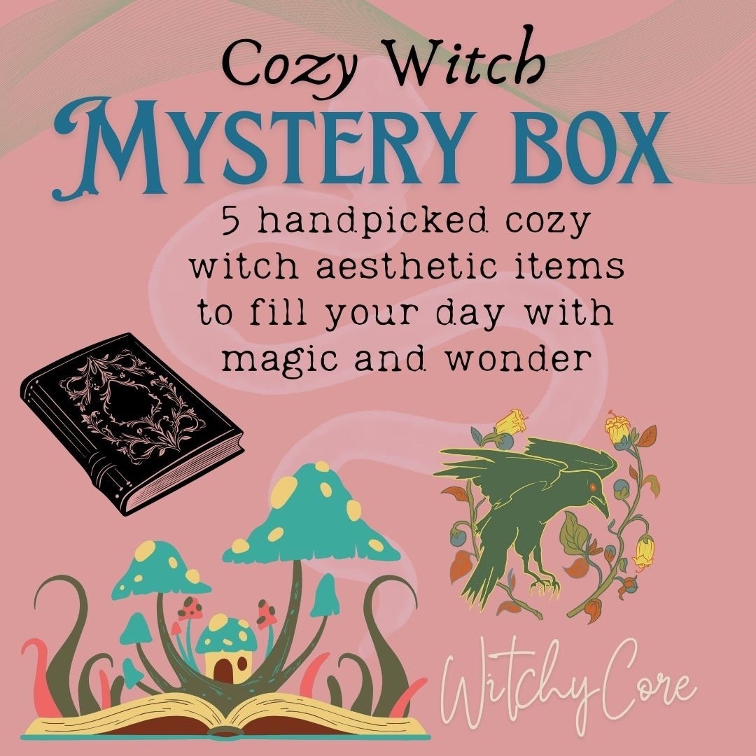 Witchy Core Curated Vintage Mystery Box Cozy Witch Aesthetic Surprise ...