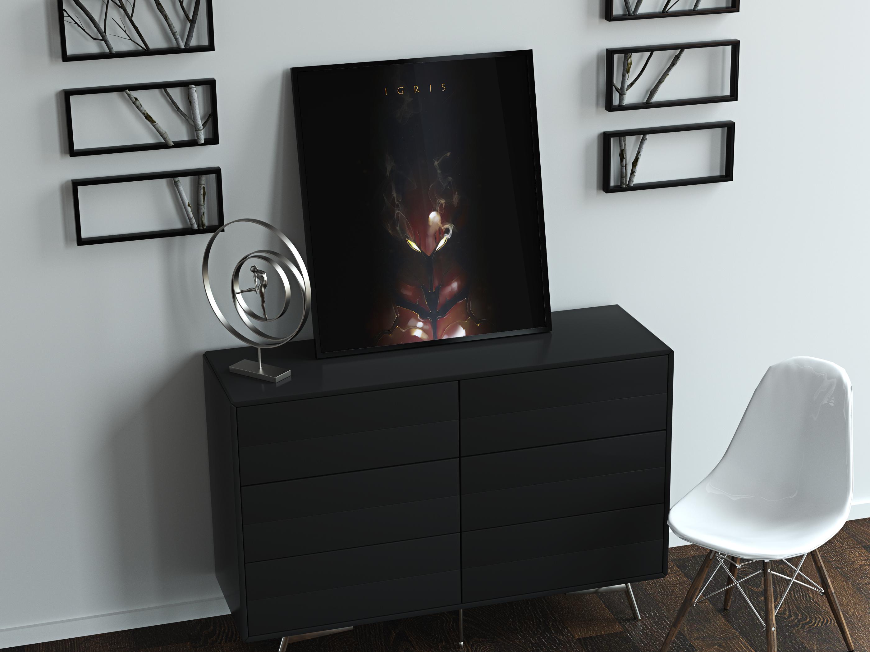 Igris Canvas Wall Art, Solo Leveling Anime Poster, Manhwa Art Print - Etsy
