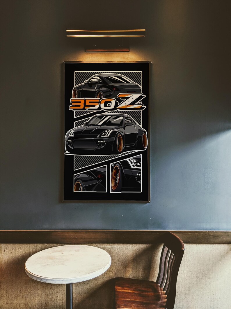 Nissan 350z, Animation Design, Nissan 350z, Super Car, Digital Art - Etsy